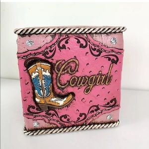 Accents | Western Cowgirl Tissue Box Cover | Poshmark